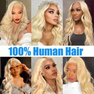 Binrris 613 Body Wave Lace Front Wigs Human Hair 13X4 Lace Front Wigs Human Hair for Women 13x4 Ear to Ear Lace Frontal Wigs Brazilian Virgin Hair Lace Front Wigs Human Hair 180% Density 30 Inch