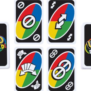 Mattel Games UNO All Wild Card Game with 112 Cards, Gift for Kid, Family & Adult Game Night for Players 7 Years & Older