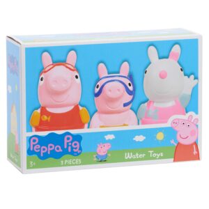 Peppa Pig 4-inch Bath Toys 3-piece Set, Peppa Pig, George, and Suzy, Bathtub Toys, Kids Toys for Ages 3 Up, Amazon Exclusive by Just Play