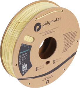 2.85mm(3mm) polymaker polysmooth pvb filament 2.85mm beige filament, 750g - beige pvb filament print like pla, easy smoothable post process with ipa alcohol, work with polysher