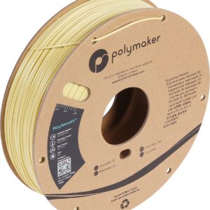 2.85mm(3mm) Polymaker PolySmooth PVB Filament 2.85mm Beige Filament, 750g - Beige PVB Filament Print Like PLA, Easy Smoothable Post Process with IPA Alcohol, Work with Polysher