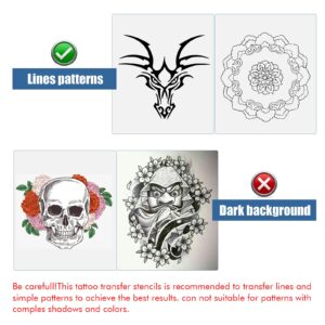 Tattoo printer Tattoo Stencil Printer for tattooing Tattoo Transfer Stencil Machine Thermal Copier Drawing Thermal Stencil Maker with 20 Tattoo Transfer Papers