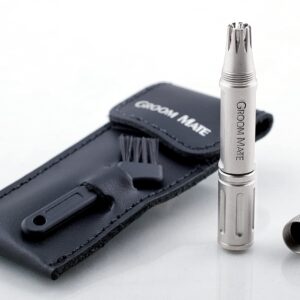 Groom Mate Professional Nasal & Ear Hair Trimmer - Made in USA