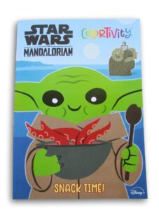 colortivity the mandalorian baby yoda coloring and activity book cover varies 80 pages