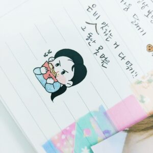 IZONE Kwon EUN BI Stickers 2021 Open The Door PVC Durable Waterproof Stickers Pack for Laptop for Phone Fanarter Collaboration Goods