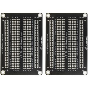 jujinglobal 2pcs 1/2 sized bread board black pcb