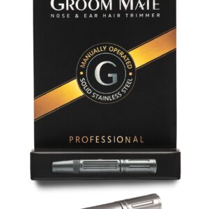 Groom Mate Professional Nasal & Ear Hair Trimmer - Made in USA