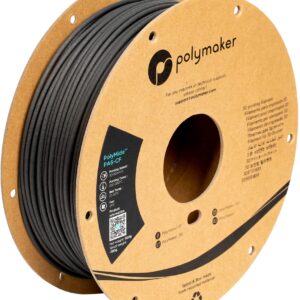 2.85mm(3mm) PA6-CF Nylon Filament 2.85 Black, 500g Carbon Fiber Nylon Filament 2.85mm, Polymaker PolyMide PA6-CF Warp Free Nylon, Print with 2.85mm Openning 3D Printers Only