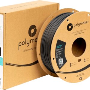 2.85mm(3mm) PA6-CF Nylon Filament 2.85 Black, 500g Carbon Fiber Nylon Filament 2.85mm, Polymaker PolyMide PA6-CF Warp Free Nylon, Print with 2.85mm Openning 3D Printers Only