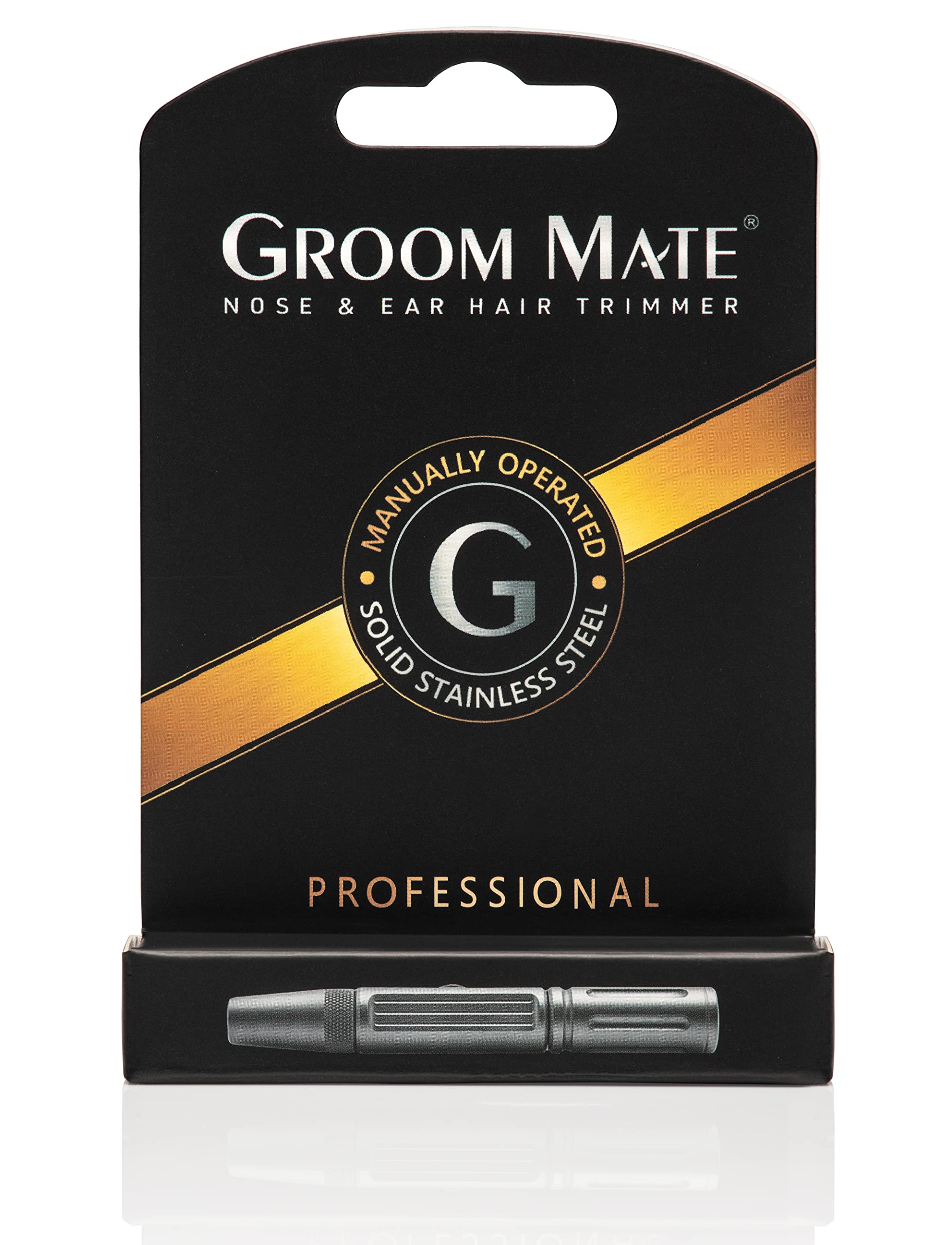 Groom Mate Professional Nasal & Ear Hair Trimmer - Made in USA