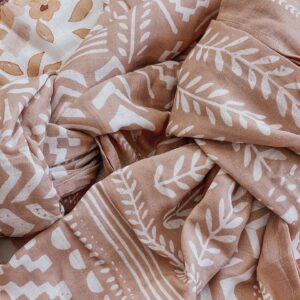 Mini Wander New Solid Color Swaddle Blankets (Wheat (Maple Sugar))