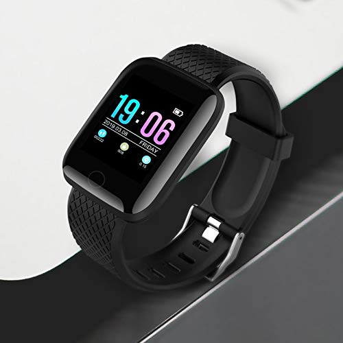 116 Plus Smart Watch 1.3 Inch Tft Color Screen Waterproof Sports Smart Watch, Black