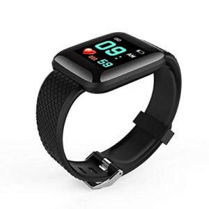 116 Plus Smart Watch 1.3 Inch Tft Color Screen Waterproof Sports Smart Watch, Black