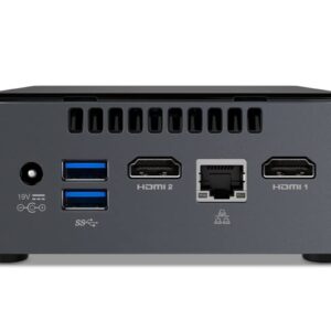 Intel NUC7CJYHN School & Business Mini Desktop (Intel Celeron J4005 2-Core, 8GB RAM, 1TB HDD (2.5), Integrated Graphics, WiFi, Bluetooth, 2xHDMI, SD Card, Win 11 Pro)