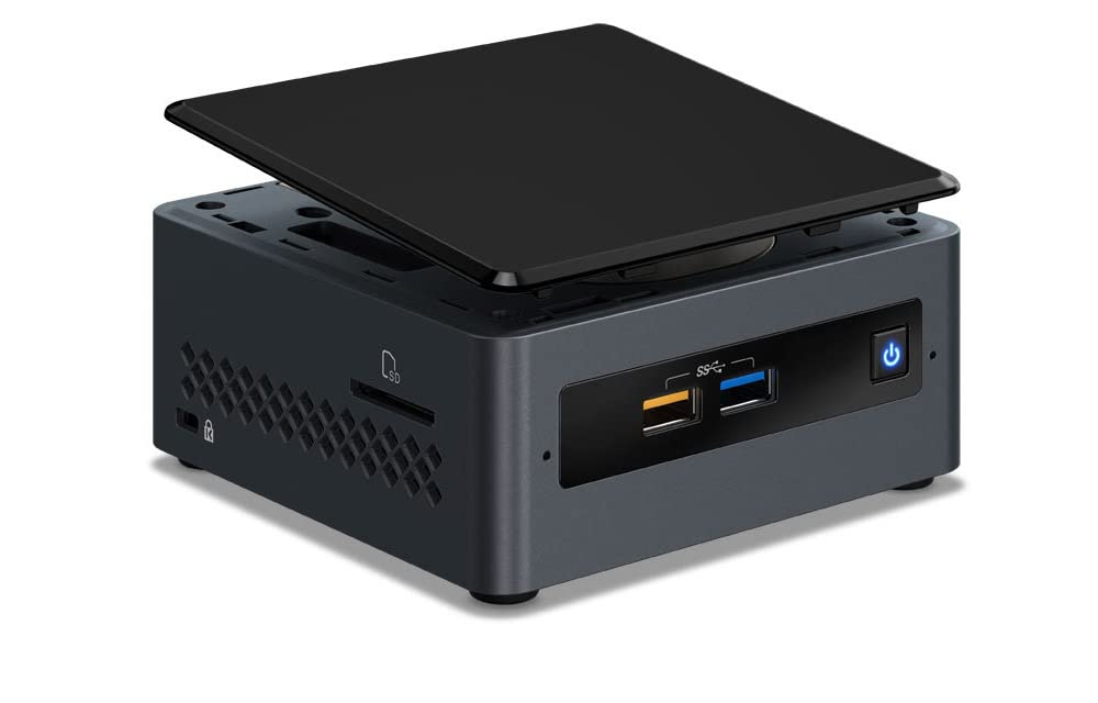 Intel NUC7CJYHN School & Business Mini Desktop (Intel Celeron J4005 2-Core, 8GB RAM, 1TB HDD (2.5), Integrated Graphics, WiFi, Bluetooth, 2xHDMI, SD Card, Win 11 Pro)