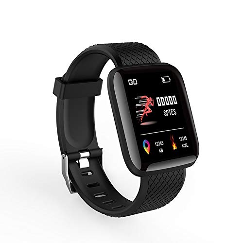 116 Plus Smart Watch 1.3 Inch Tft Color Screen Waterproof Sports Smart Watch, Black