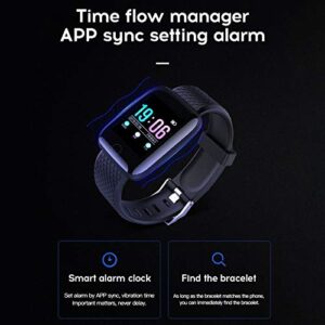 116 Plus Smart Watch 1.3 Inch Tft Color Screen Waterproof Sports Smart Watch, Black