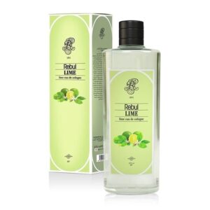 Rebul Lime Eau De Cologne Sicilian Lime Fresh Citrus and Bergamot Sophisticated Sandalwood and Amber Cologne Splash (9.1 Fl Oz)