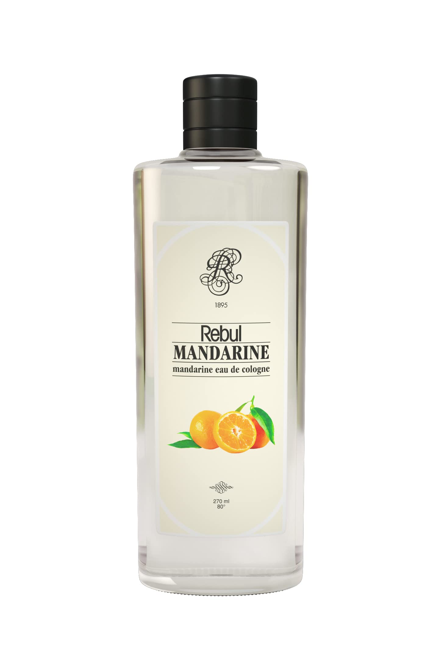 Rebul Mandarine Eau De Cologne Bodrum Clementine Scent with Fresh Citrus and Mysterious Purple African Violet and White Peach Cologne Splash (9.1 Fl Oz)