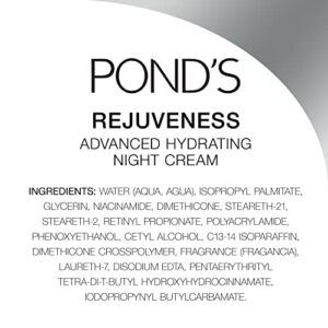 Pond's Rejuveness Wrinkle Cream Skin Care bundle includes Eye Cream, Face Serum, and Anti-Aging Night Cream Vitamin B3 and Retinol Complex 3 Count