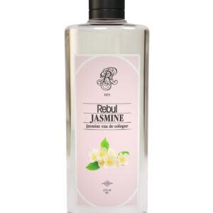 Rebul Jasmine Eau De Cologne Jasmine Scents from Southern Italy with the Cocktail of Red Apple, Juicy Pear, Sweet Peach and Exotic Lychee Cologne Splash (9.1 Fl Oz)