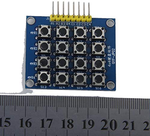 ZYM119 1pcs 4x4 Matrix Keyboard Module Board with 16 Keys MCU for Computer Circuit Board