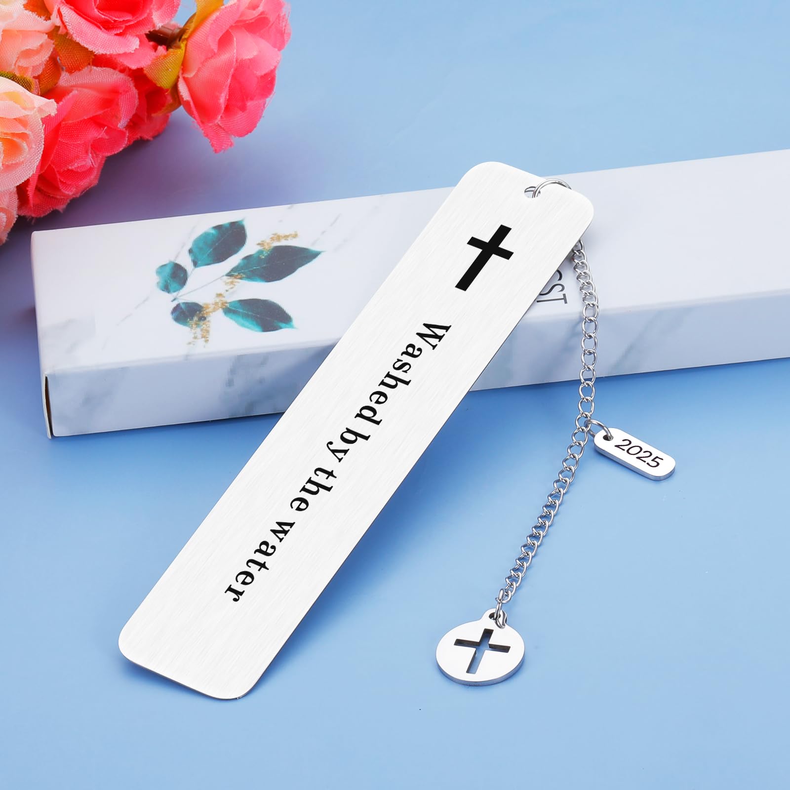 Baptism Gifts for Girl Boys Bookmark Gift for First Communion Christening Gifts for Goddaughter Godson Godchild Baby Girl Adult Baptism Gifts for Women Men Friends Catholic Gifts Religious Bookmarks