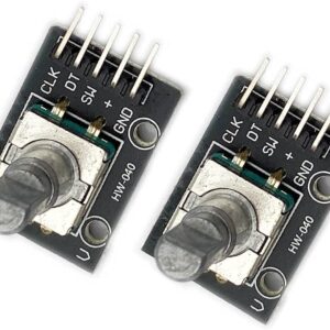 YUNIQUE USA 2 Pieces Rotary Encoder Module KY-040 for Raspberry Pi and Arduino