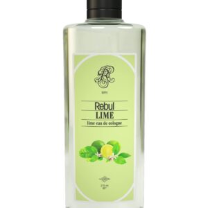 Rebul Lime Eau De Cologne Sicilian Lime Fresh Citrus and Bergamot Sophisticated Sandalwood and Amber Cologne Splash (9.1 Fl Oz)