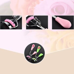 Eyelash Extension Kit Women Wide Angle Eyelash Carbon Steel Brush Comb Curler Make Up Cosmetics Tool - Pink