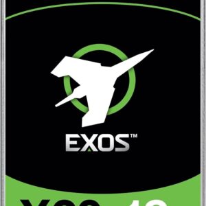 Seagate ST18000NM003D 18TB Exos X20 SATA Hard Drive, 3.5" HDD, SATA 6Gb/s, 7200rpm, 256MB Cache, 512E, 4.16ms, NCQ