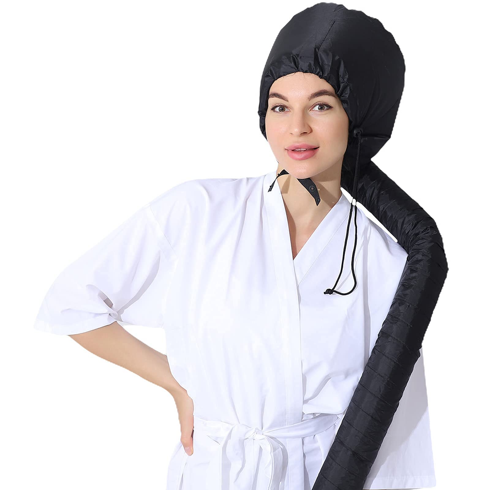 Hair Care Soft Bonnet Hair Dryer Attachment with Hose, Speed Up Full Hair Drying, No Damage to Hair, Easy to Wear, Suitable for All Head Shapes