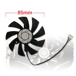 Cavabien 84mm MSI GTX 1060 ITX OC 6G GTX950 R7 360 2GD5 GTX1060 OC 3G Graphics Card Cooling Fan HA9015H12SF-Z 12V 0.45A 4000RPM