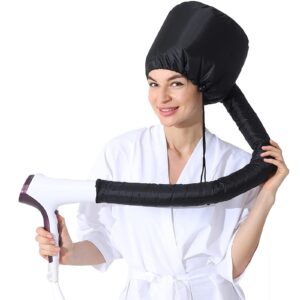 hair care soft bonnet hair dryer attachment with hose, speed up full hair drying, no damage to hair, easy to wear, suitable for all head shapes