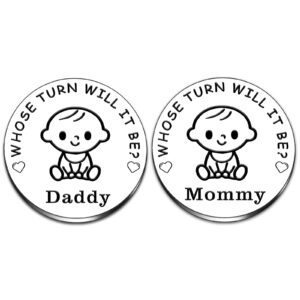 decision coin new parents gifts for couples new baby gifts mens stocking stuffers 2024 new mom gifts funny baby gifts pregnancy gifts for expecting mom new dad gifts mom to be gift christmas stocking stuffers