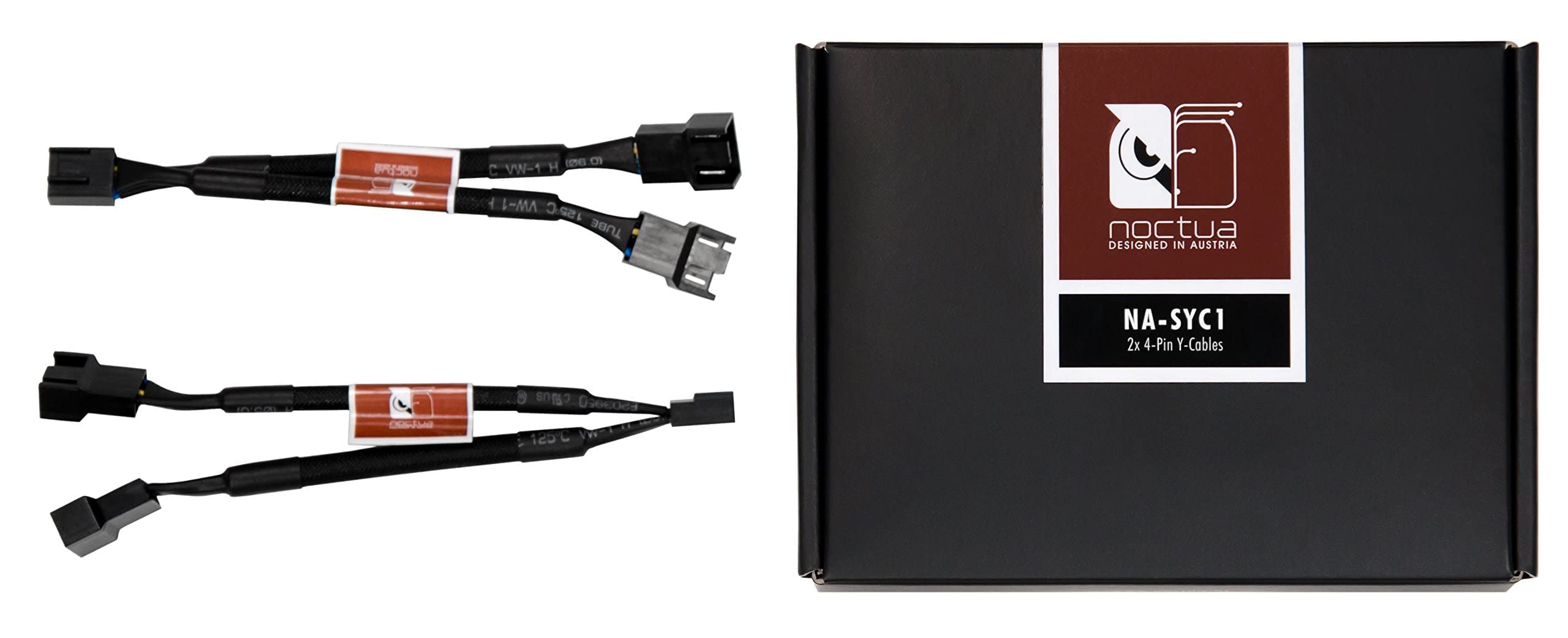 Noctua Bundle Including: 4X NF-P12 Redux 1700 PWM Fan, 1x NA-SYC1 Y Splitter Cable, 1x NA-SEC1 30cm Extension Cable