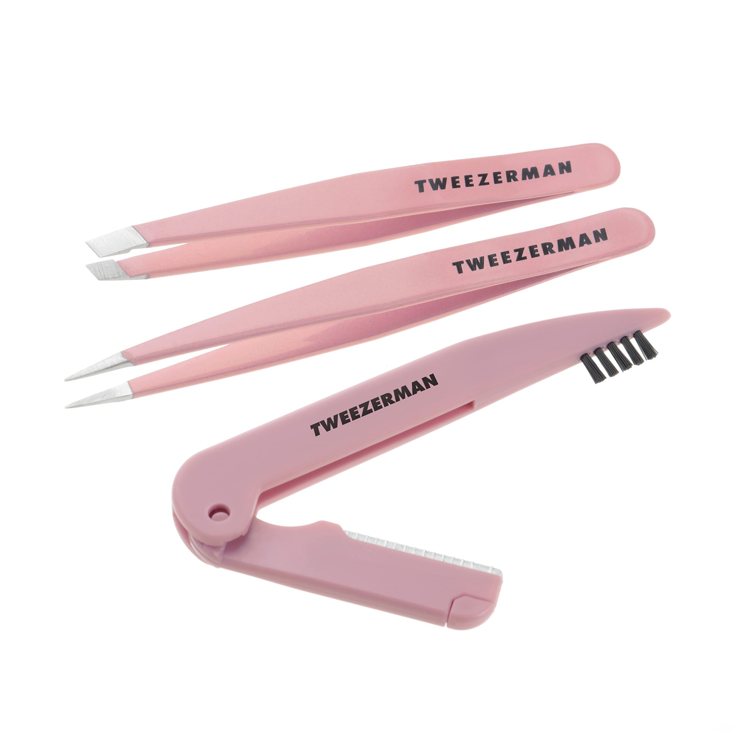 Tweezerman Exclusive Tea Rose Brow Sculpting Set