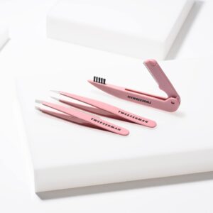 Tweezerman Exclusive Tea Rose Brow Sculpting Set