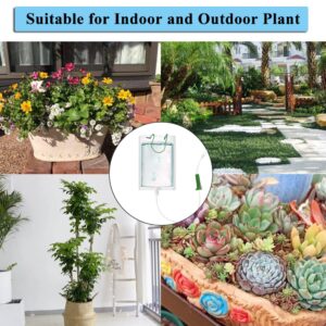 3 Pieces Automatic Plant Watering Drip Bag Irrigation Device, Plant Water Drip Irrigation Kit with Adjustable Control Valve Switch for House Plants