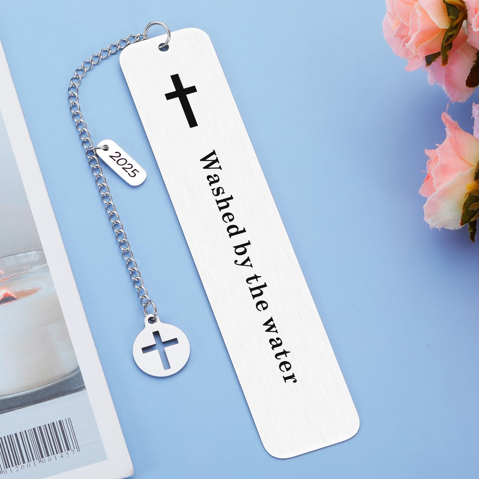 Baptism Gifts for Girl Boys Bookmark Gift for First Communion Christening Gifts for Goddaughter Godson Godchild Baby Girl Adult Baptism Gifts for Women Men Friends Catholic Gifts Religious Bookmarks