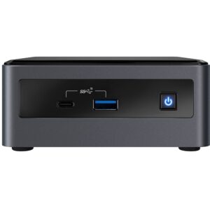 intel nuc kit home & business mini desktop black (intel i5-10210u 4-core, 8gb ram, 256gb pcie ssd, intel uhd, wifi, bluetooth, 1xhdmi, sd card, win 10 home)