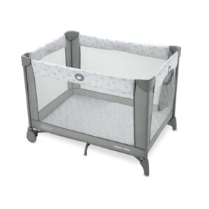 graco pack n play portable playard, reign with compact fold and mesh storage