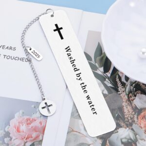 Baptism Gifts for Girl Boys Bookmark Gift for First Communion Christening Gifts for Goddaughter Godson Godchild Baby Girl Adult Baptism Gifts for Women Men Friends Catholic Gifts Religious Bookmarks