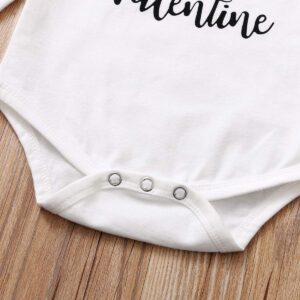 Happidoo Baby Boy Valentine's Day Outfit Newborn 1st Valentine's Day Clothes Little Mister Heart Breaker Bodysuit (White,0-3 Months)