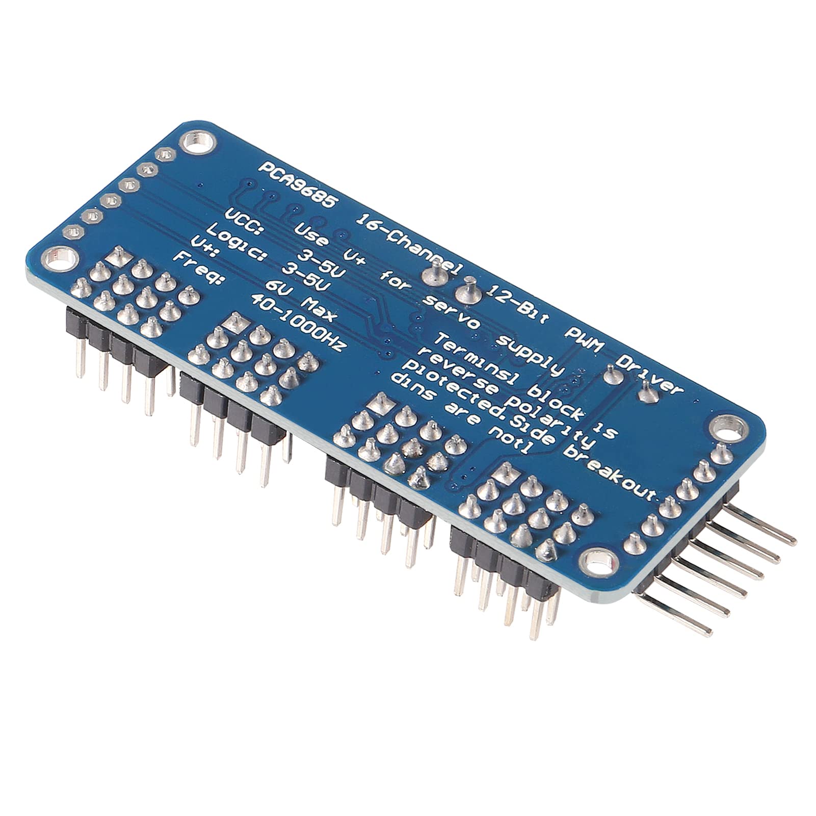 Alinan 2pcs PCA9685 16 Channel 12 Bit PWM Servo Motor Driver Board I2C IIC Module IIC Interface