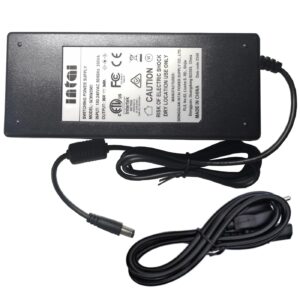 genuine intai 36v 3.5a ac/dc adapter compatible with nordictrack commercial s22i elliptical studio cycle ntex02117 ntex02117nb ntex02121 ntex02422 22" fitness bike in3603500 418190 power supply cord