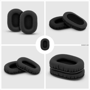 Replacement Earpads for Sony MDR 7506 with Cooling Gel & Micro Suede, Also Suitable for ATH-M50X, HyperX, Steelseries Arctis & Other Headphones, Black Ear Pads by Brainwavz