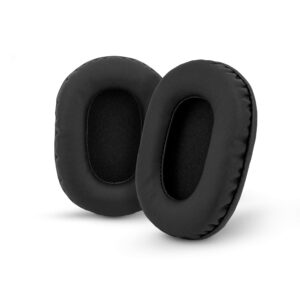 replacement earpads for sony mdr 7506 with cooling gel & micro suede, also suitable for ath-m50x, hyperx, steelseries arctis & other headphones, black ear pads by brainwavz