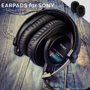 Replacement Earpads for Sony MDR 7506 with Cooling Gel & Micro Suede, Also Suitable for ATH-M50X, HyperX, Steelseries Arctis & Other Headphones, Black Ear Pads by Brainwavz