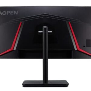 AOPEN by Acer 34HC5CUR Pbmiiphx 34" 1500R Curved Zero-Frame UWQHD (3440 x 1440) VA Gaming Monitor AMD FreeSync Premium Technology Up to 144Hz 1ms 21:9 2 x HDMI 2.0 Ports & 1 x Display Port 1.4, Black